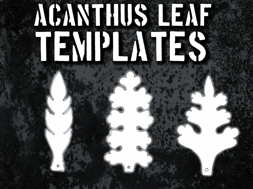 Acanthus Leaves Template (Digital Download) – Christ Centered Ironworks