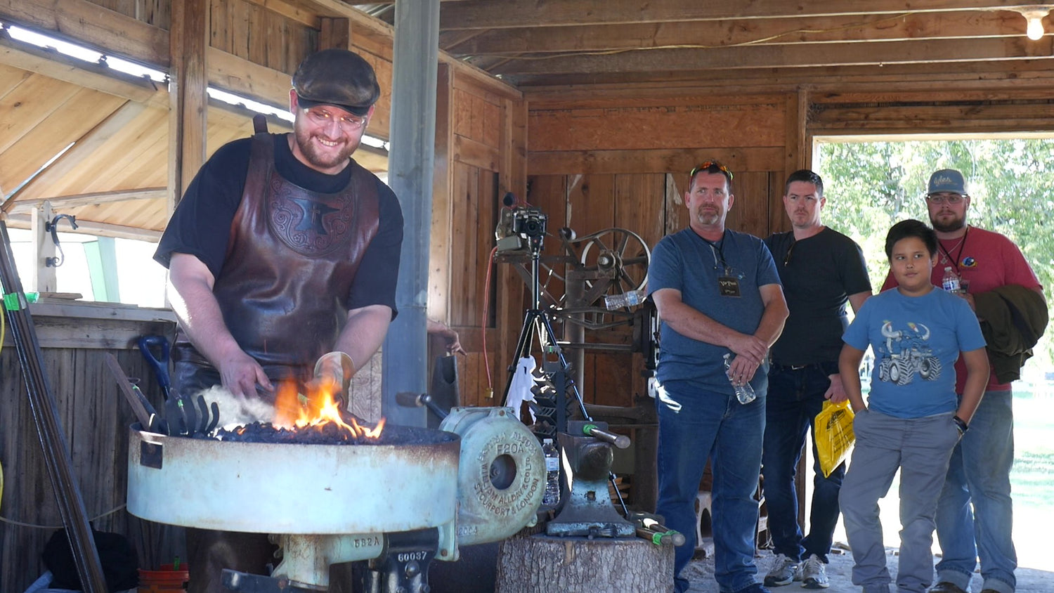 My Life as a Blacksmith Demonstrator – Christ Centered Ironworks