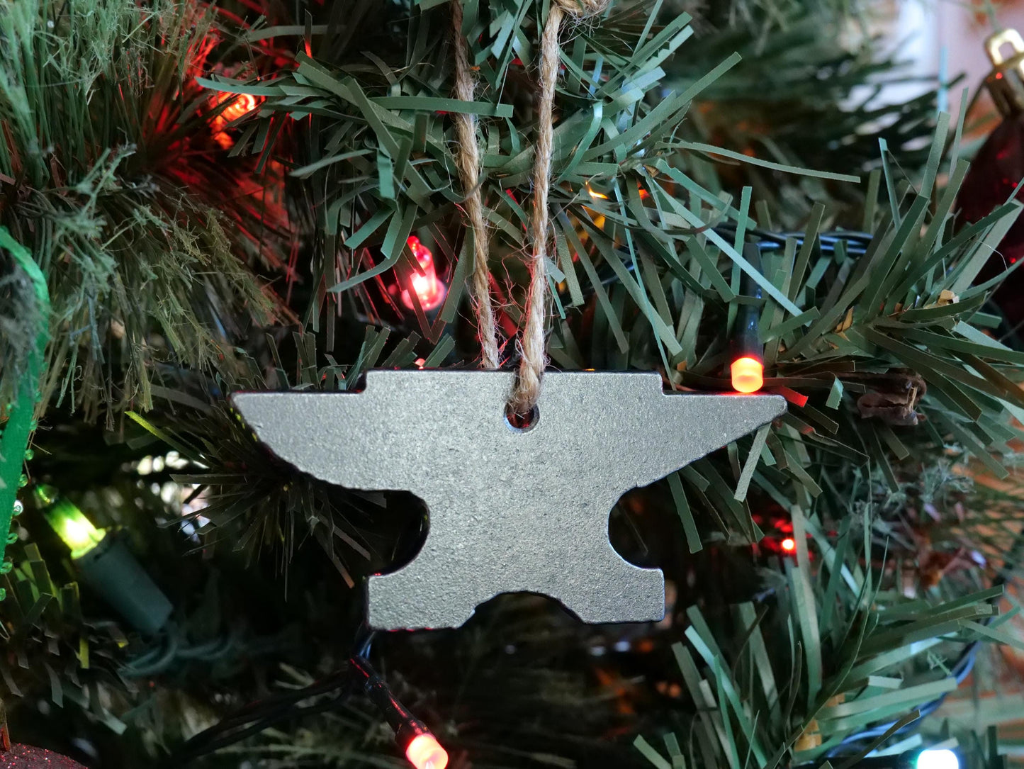 Metal Double Horn Anvil Ornament * Christmas Decor * Winter Gifts * To ...